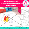 Think Board Pack - 12 Templates Every Math Class Needs