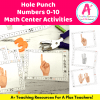 Brilliant Numbers 0-10 Hole Punch Activities For Kids!