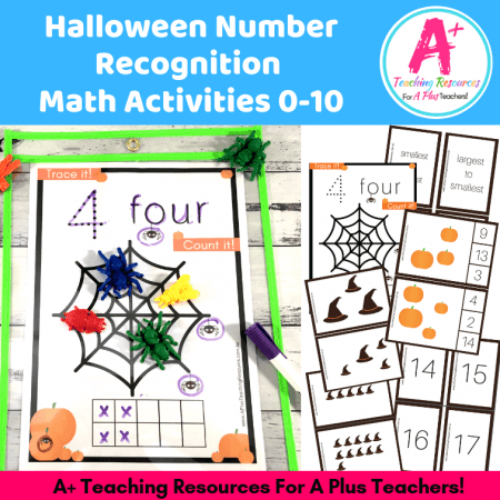 Spooktacular Halloween Printable Number Games