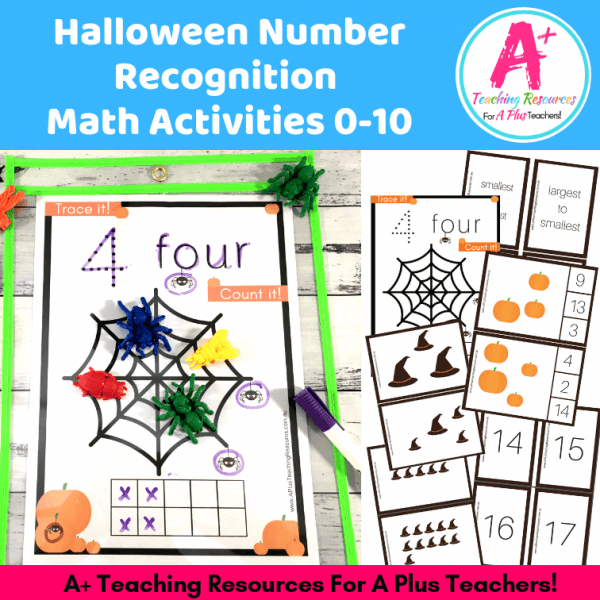 Spooktacular Halloween Printable Number Games
