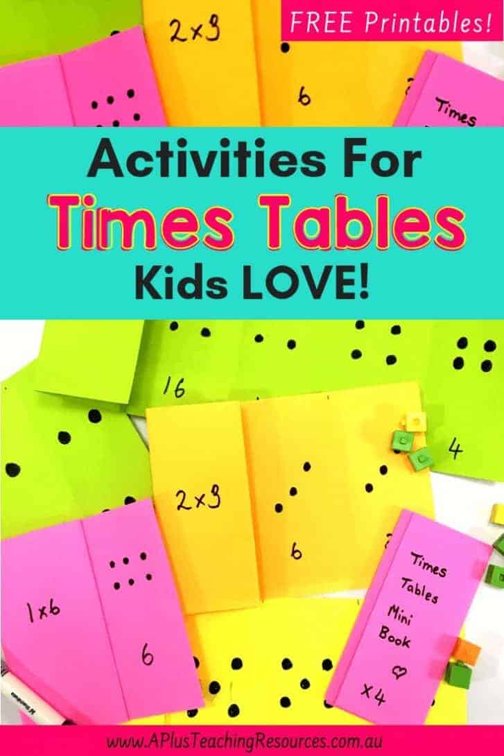 Free Times Tables Printable Number Games | A Plus Teaching Resources