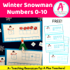 Snowman Ten Frames Printable {FREE!} | A Plus Teaching Resources