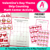 FREE Valentine's Day Skip Counting Math Game {Counting By 2's}