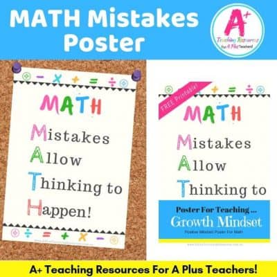 Free Math Posters {Poster Board Ideas!} | A Plus Teaching Resources