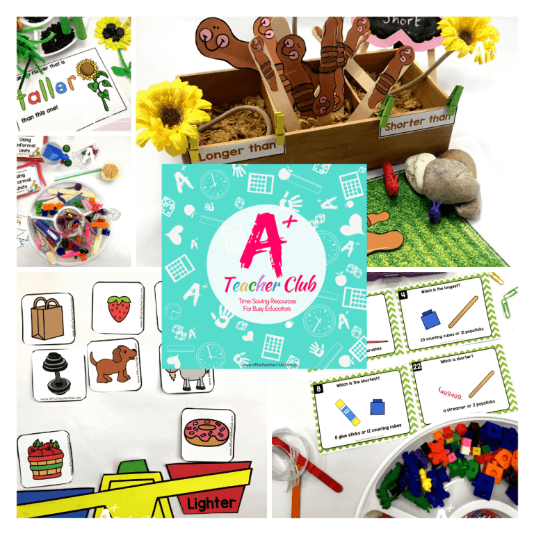 Non Standard Measurement Activities {Our Secret Weapon!} | A Plus ...