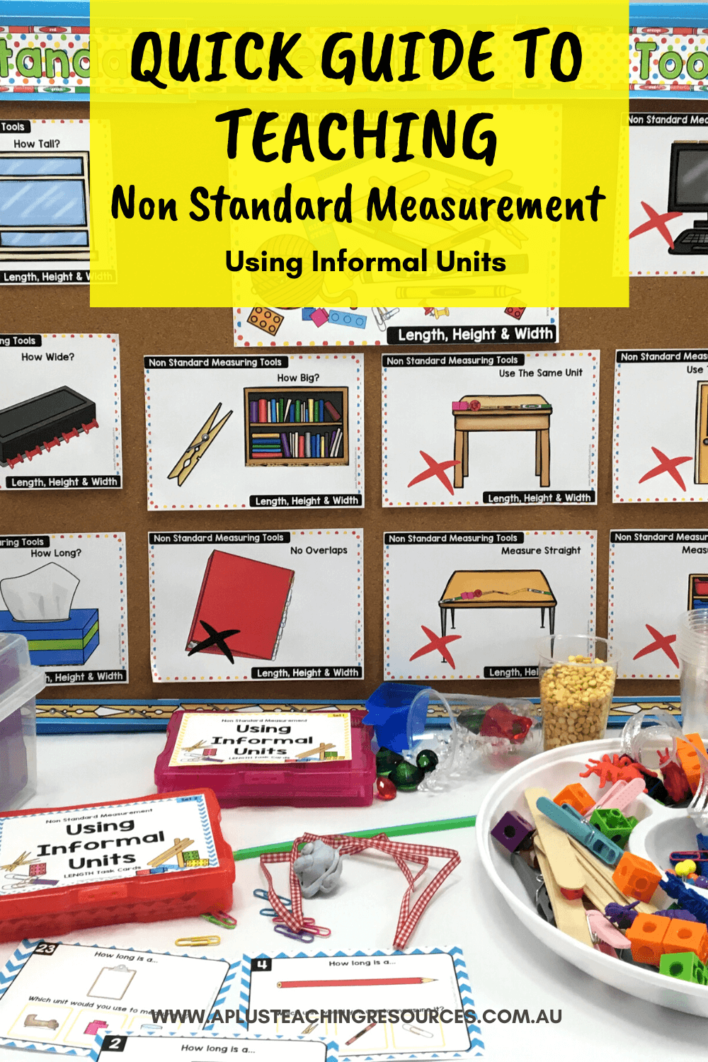 Non Standard Measurement Activities {Our Secret Weapon!} | A Plus ...