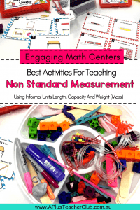 Non Standard Measurement Activities {Our Secret Weapon!} | A Plus ...