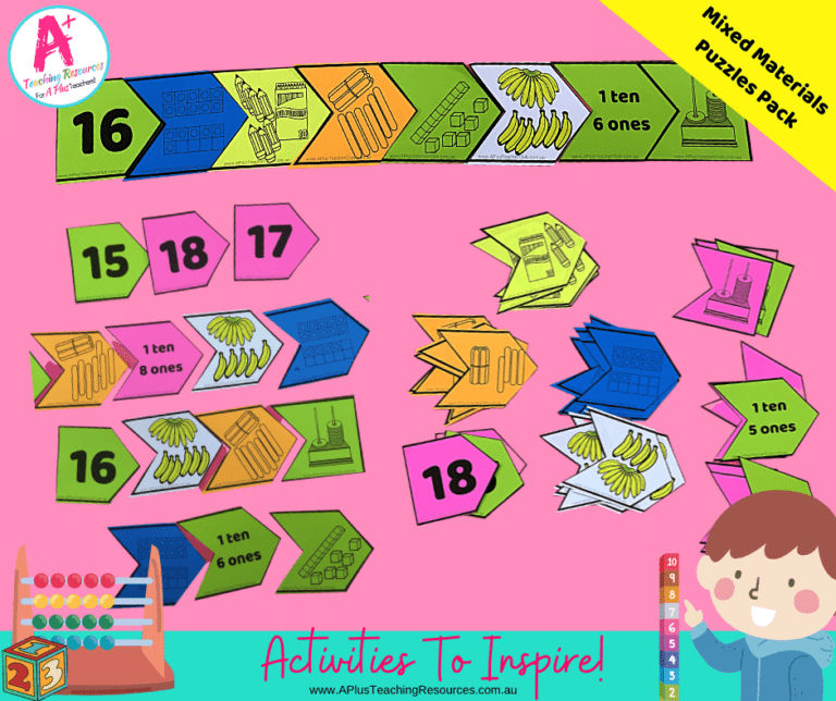 Teen Number Math Center Activities | A Plus Teaching Resources