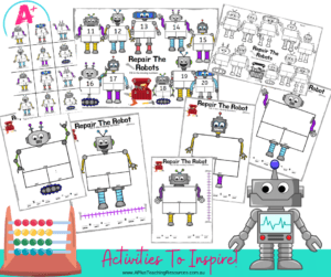 Addition And Subtraction Printable Number Games (Part-Part-Whole)