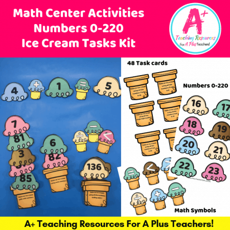 Numbers 0-220 Math Center Activity BUNDLE {Number Sense Success!}