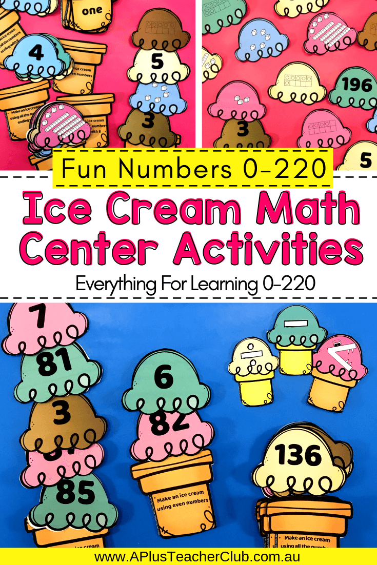 Numbers 0-220 Math Center Activity BUNDLE {Number Sense Success!}
