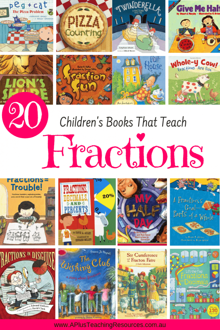 20 Children's Books To Teach Fractions {Fraction Made EASY!} | A Plus ...
