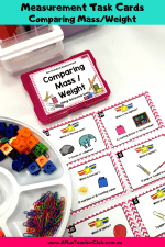 Measuring Length & Mass Task Cards | A Plus Teaching Resources
