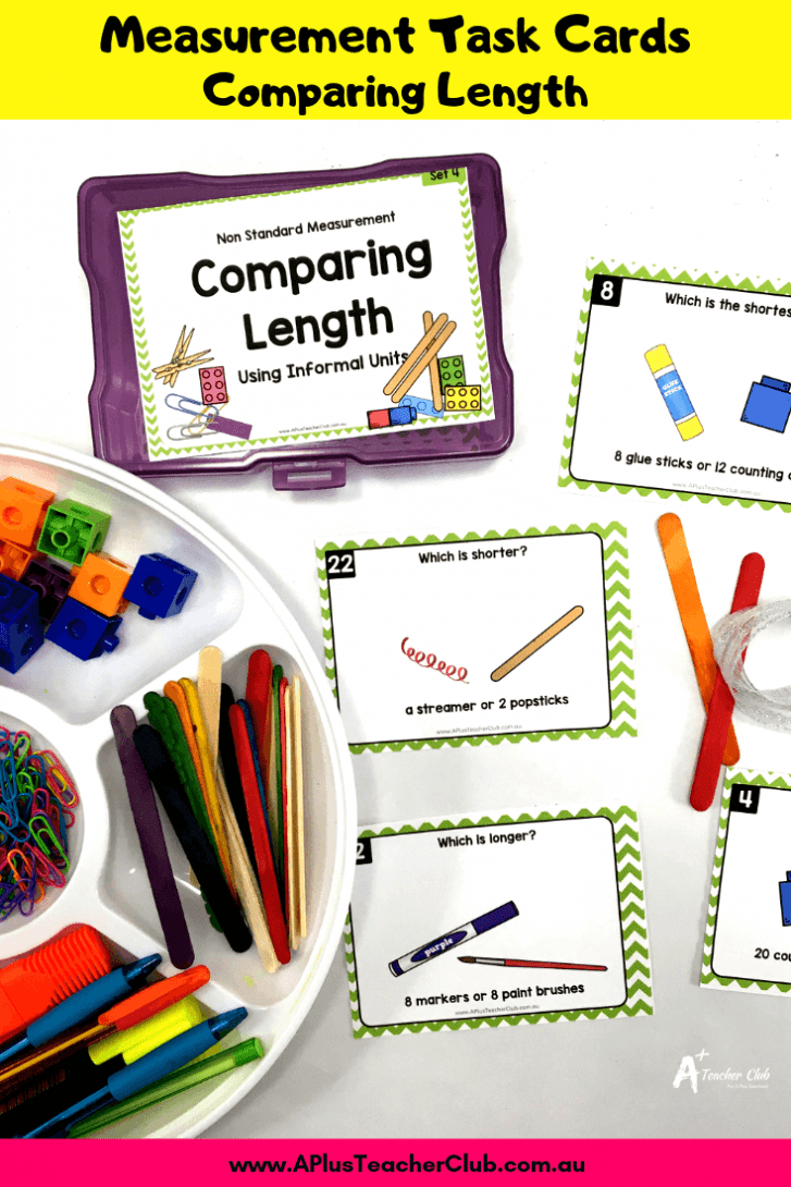 Measuring Length & Mass Task Cards | A Plus Teaching Resources