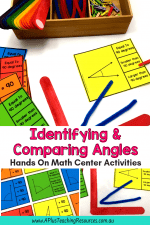Measuring Angles Activity {Hands on Fun} | A Plus Teaching Resources