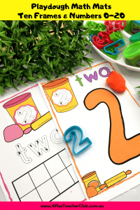 Free Number Playdough Mats | A Plus Teaching Resources
