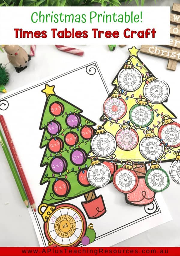 Festive Fun Christmas Times Tables {Multiplication Printables}