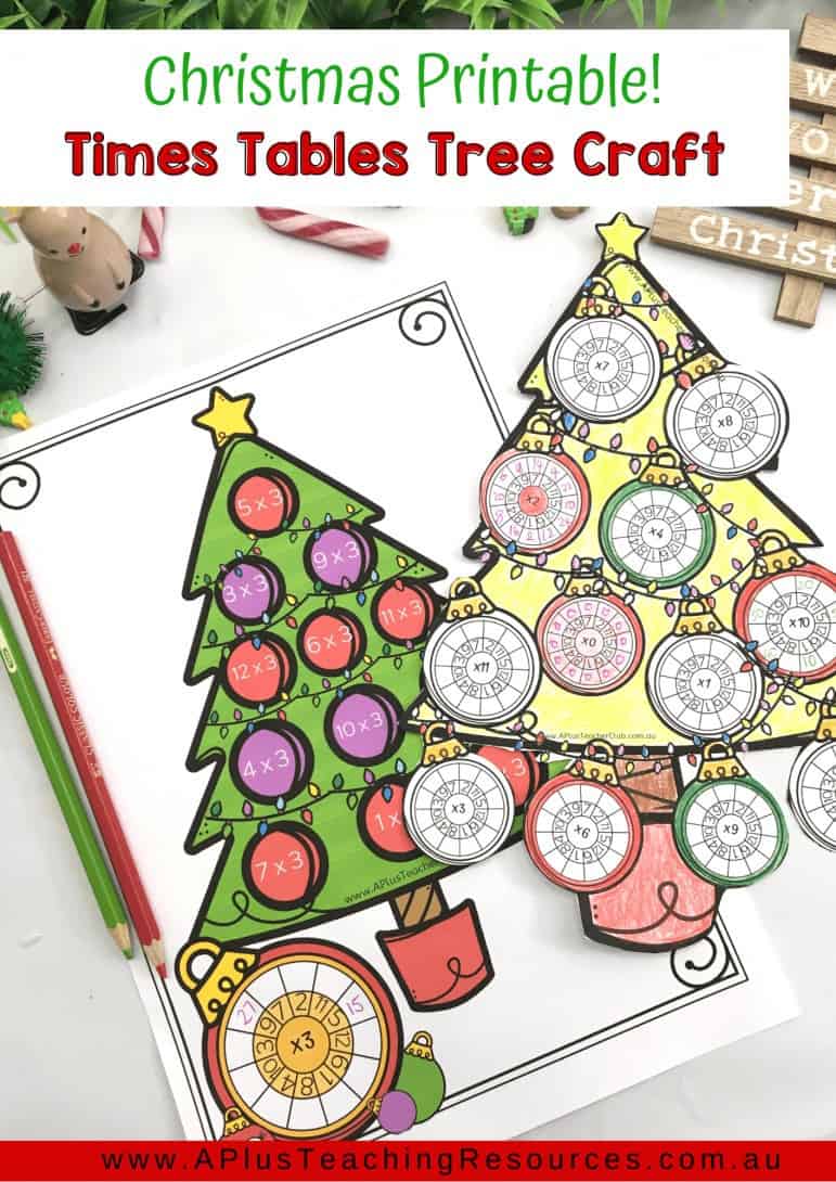 Festive Fun Christmas Times Tables {Multiplication Printables}