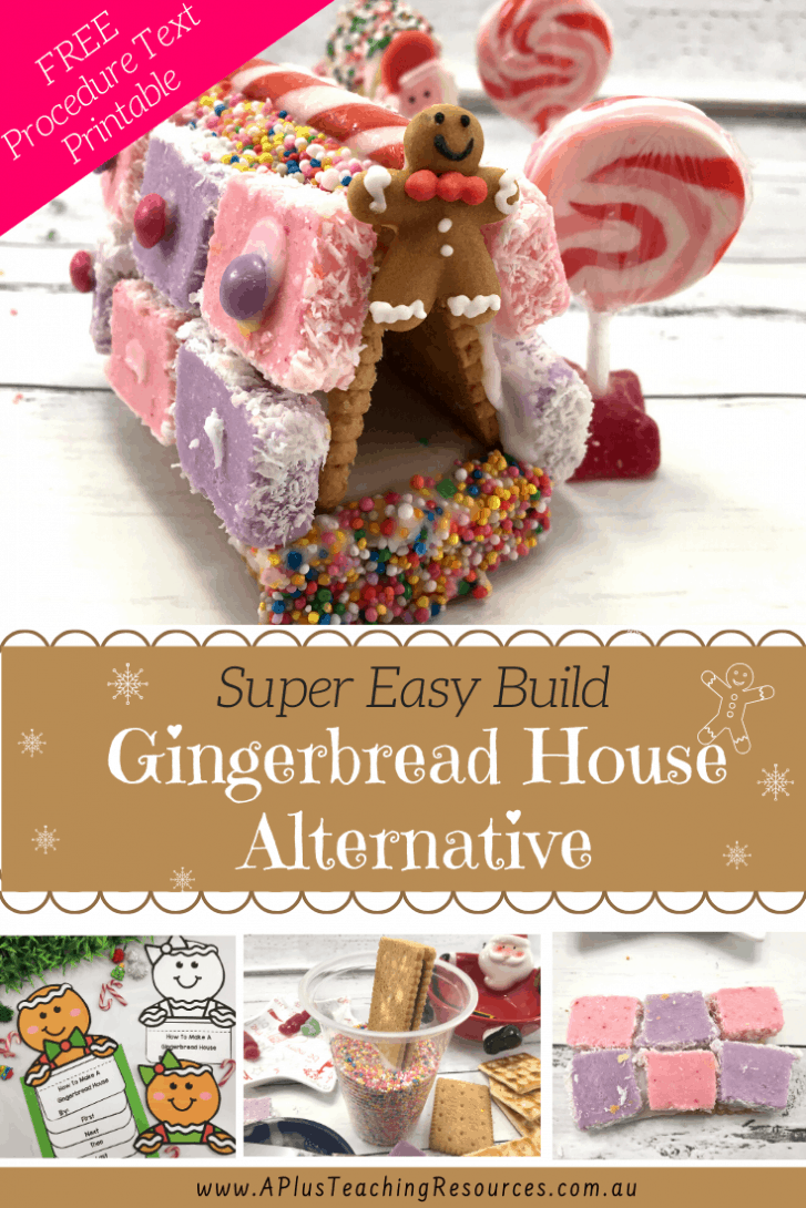 Easy Gingerbread House Activities For Kids {No-Bake Recipe}