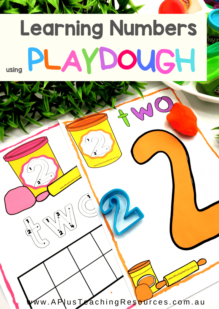 Playdough Numbers 0-20 {Fine Motor Fitness!} | A Plus Teaching Resources