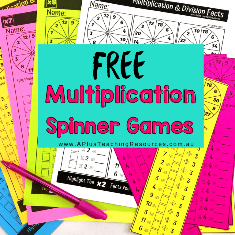 Must Have FREE Printable Multiplication Games | A+