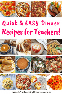 Easy Dinner Ideas For Teachers {Perfect For After School} | A Plus ...