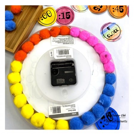 Fun DIY Classroom Clock {Kmart Hack} | A Plus Teaching Resources