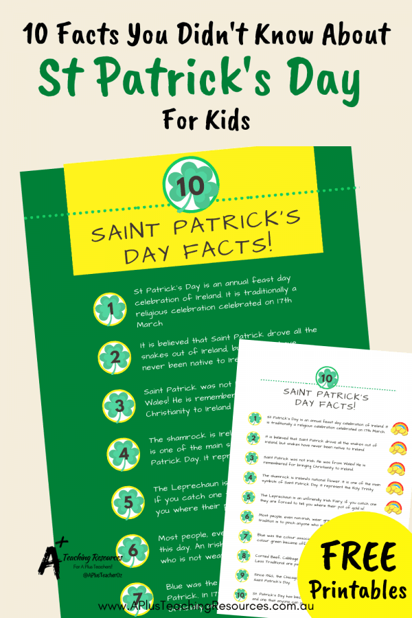 Saint Patrick's Day Activities For Kids {Classroom Fun} | A Plus ...