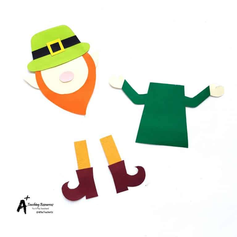 FREE Build A Leprechaun Activities Printable Craft