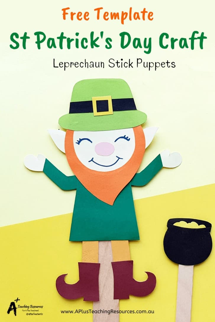 FREE Build A Leprechaun Activities Printable Craft