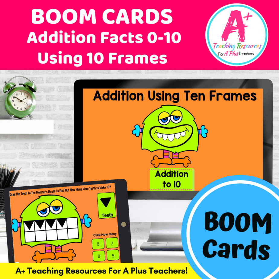 Free Number Colouring Math Game For Kids {Robot Fun!}