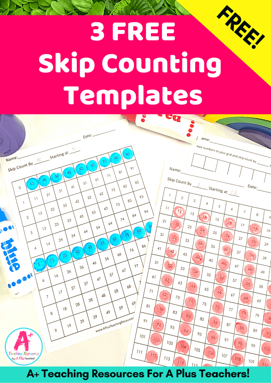 Free Skip Counting Number Grid | A Plus Teaching Resources