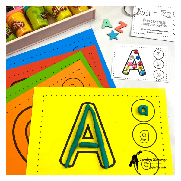 Free Letter Playdough Mat Printables | A Plus Teaching Resources