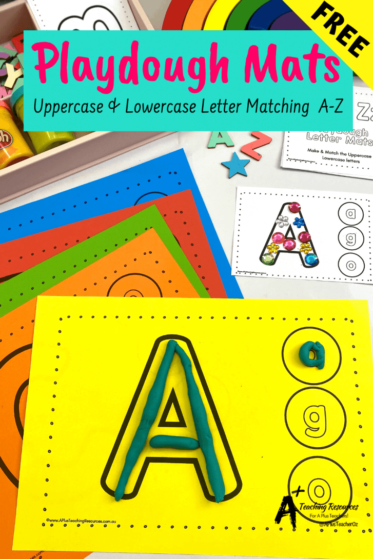 Free Letter Playdough Mat Printables | A Plus Teaching Resources