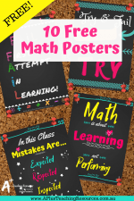 Free Math Posters {Poster Board Ideas!} | A Plus Teaching Resources