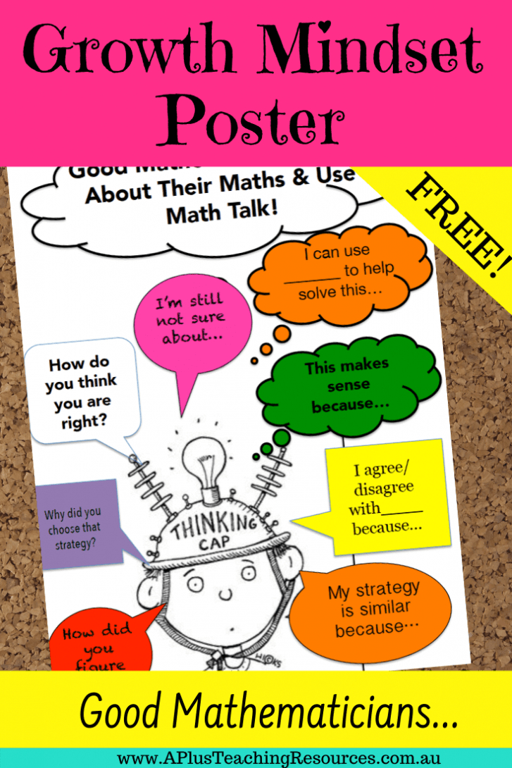Good Mathematicians Poster {Free Download!} A+ Teaching Resources