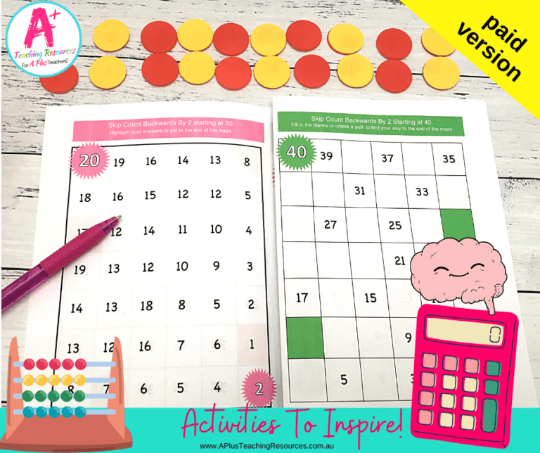 Free Skip Counting Number Grid | A Plus Teaching Resources