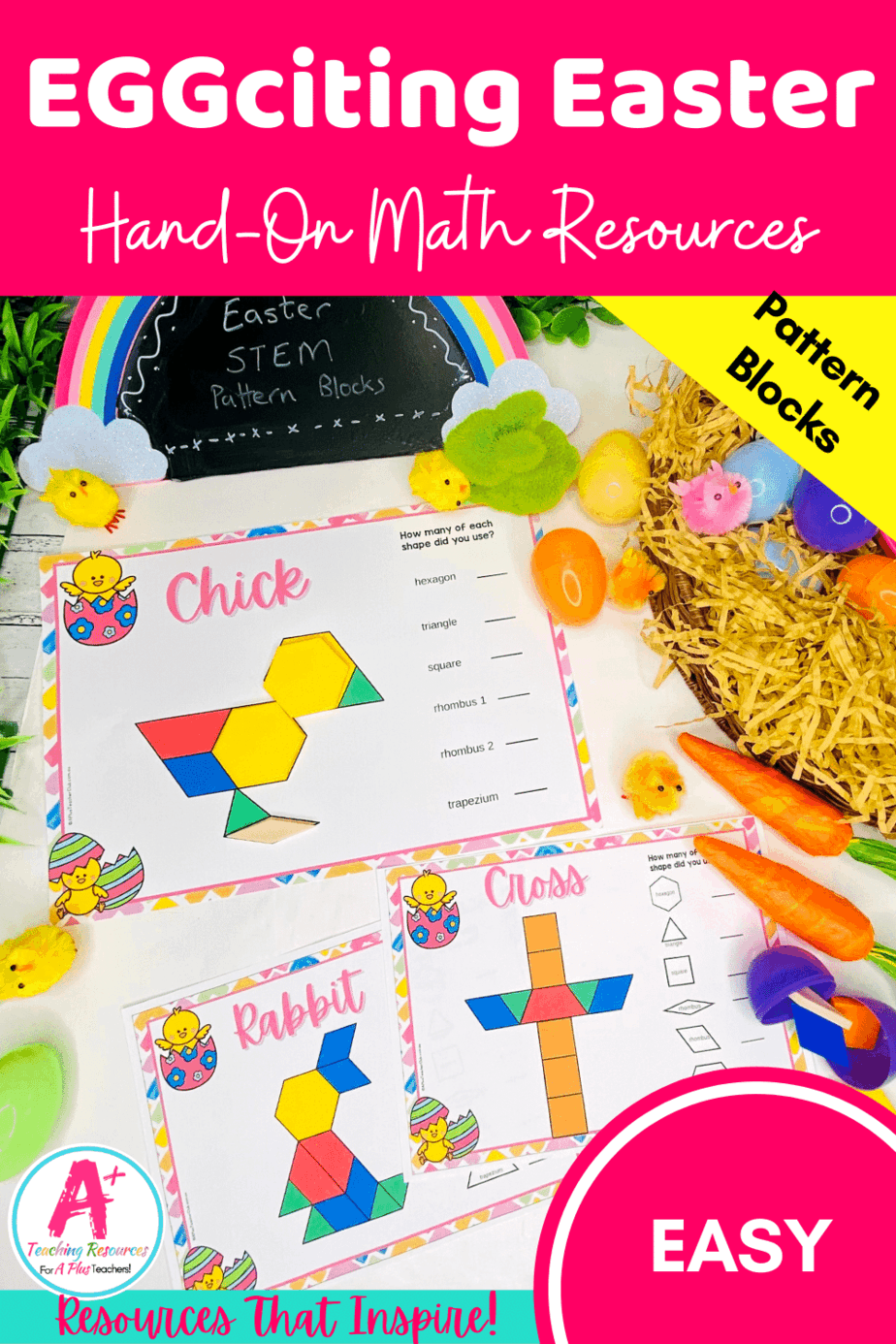 Free STEM Easter Maths Printable | A Plus Teaching Resources