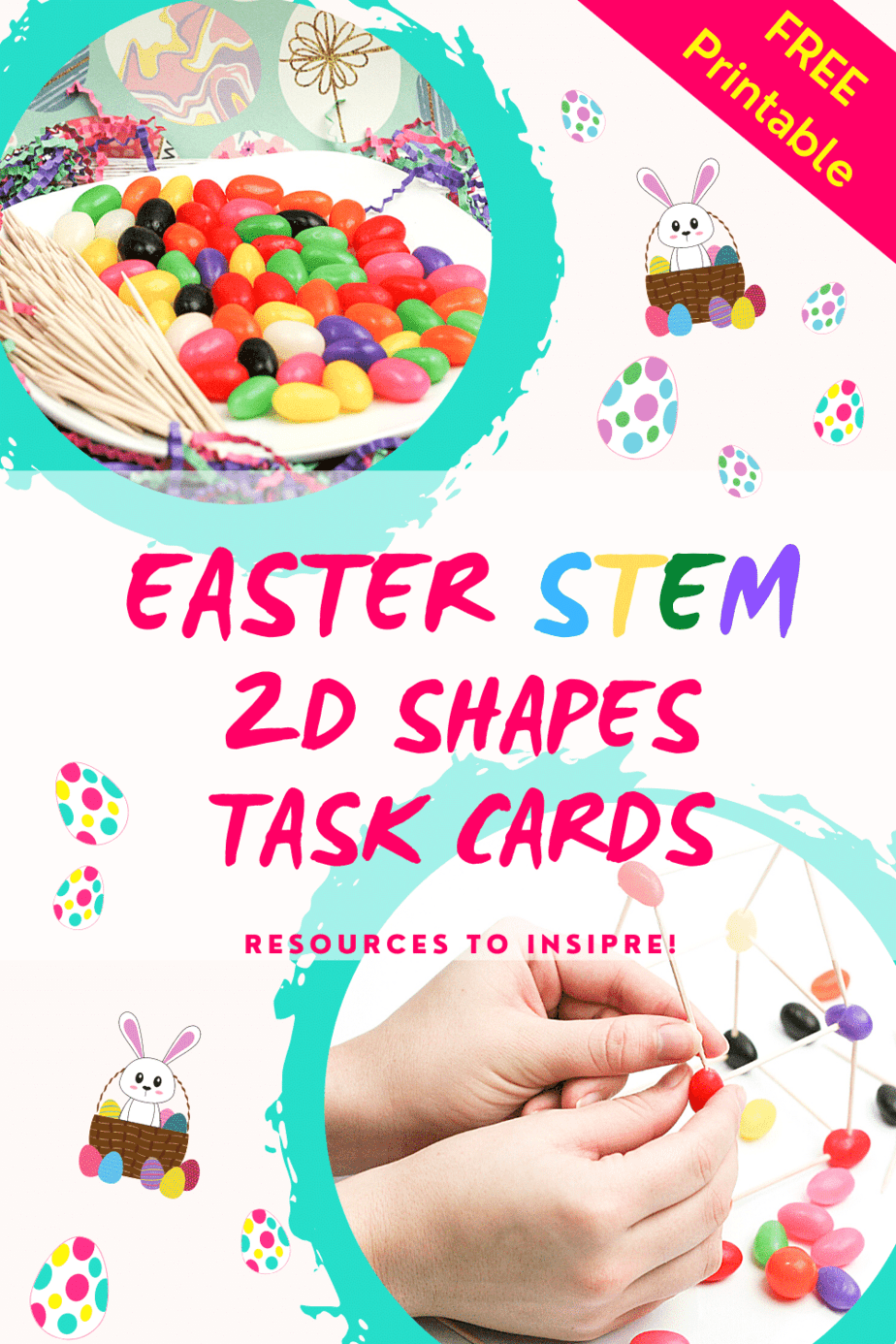 Free STEM Easter Maths Printable | A Plus Teaching Resources