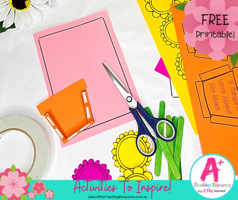 Gorgeous Mothers Day Card Template For FREE - A+ Teaching Resources