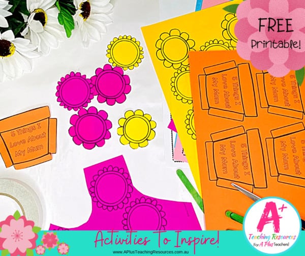Gorgeous Mothers Day Card Template For FREE - A+ Teaching Resources