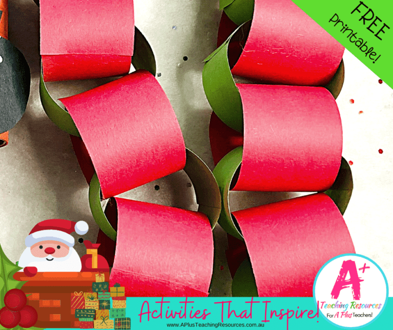 FREE Christmas Calendar Countdown Chain