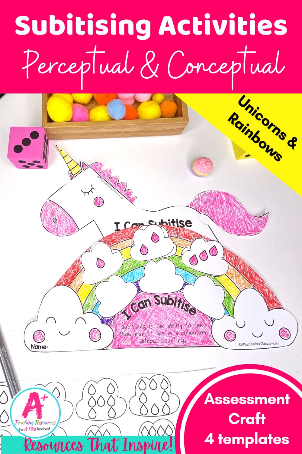 Ladybird Subitizing Craft | A Plus Teaching Resources