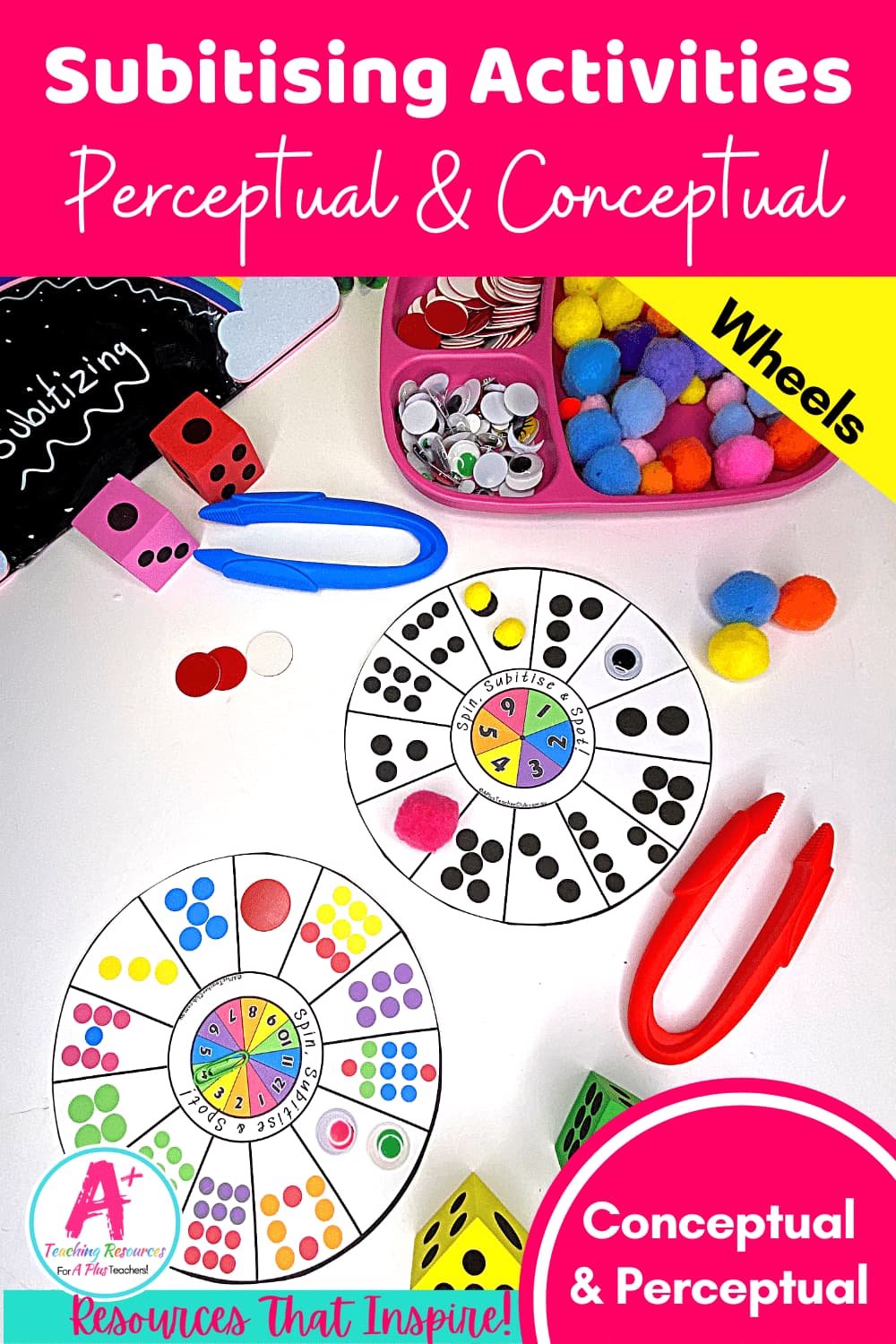 Ladybird Subitizing Craft | A Plus Teaching Resources