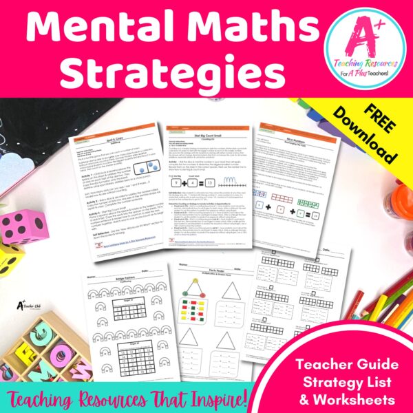 Free Mental Maths Printable | A Plus Teaching Resources